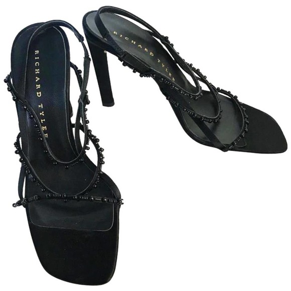 Richard Tyler | Shoes | Nwob Richard Tyler Black Sandals 7 M | Poshmark